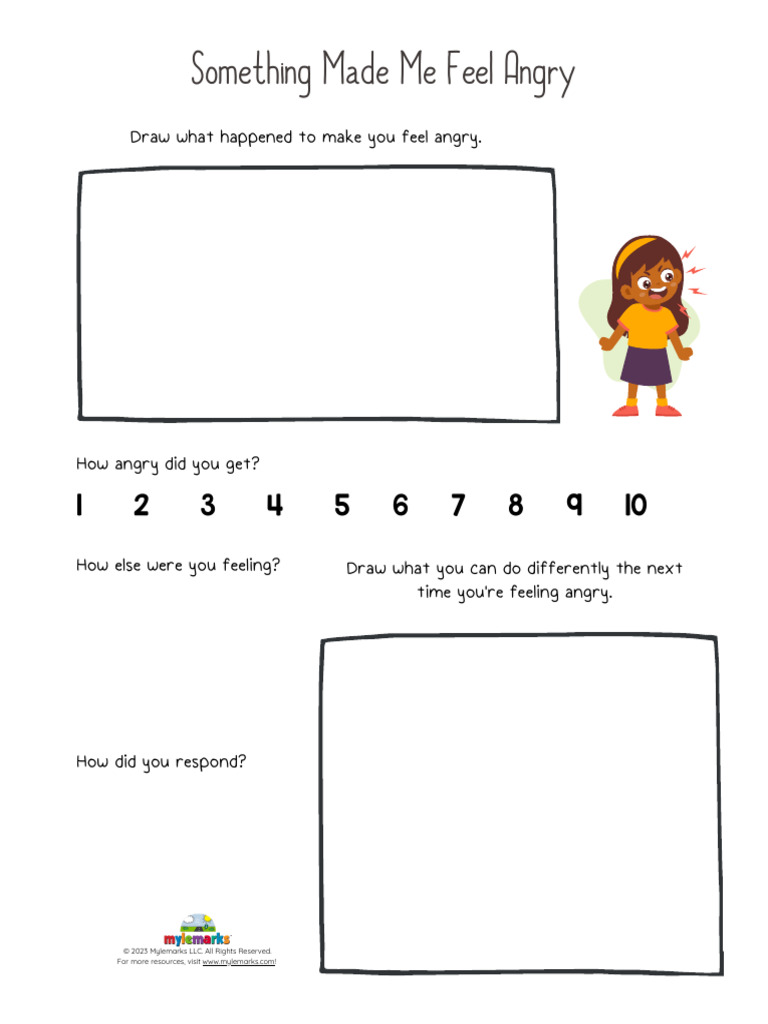 Something Made Me Feel Angry Mylemarks LLC | PDF