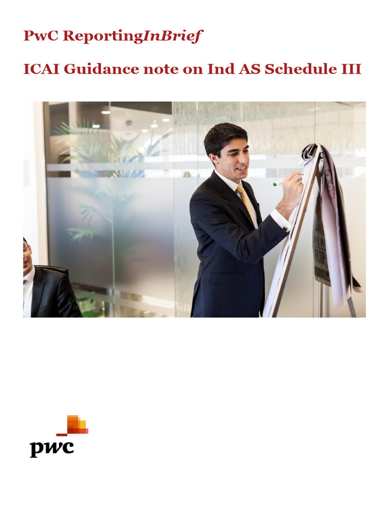 PWC Reportinginbrief Icai Guidance Note On Ind As Schedule III | PDF ...
