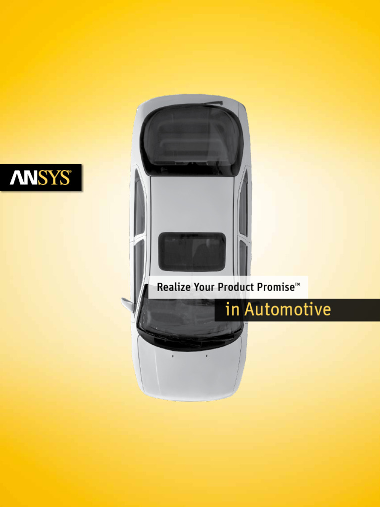 ANSYS: Driving Automotive Innovation | PDF | Engines | Simulation