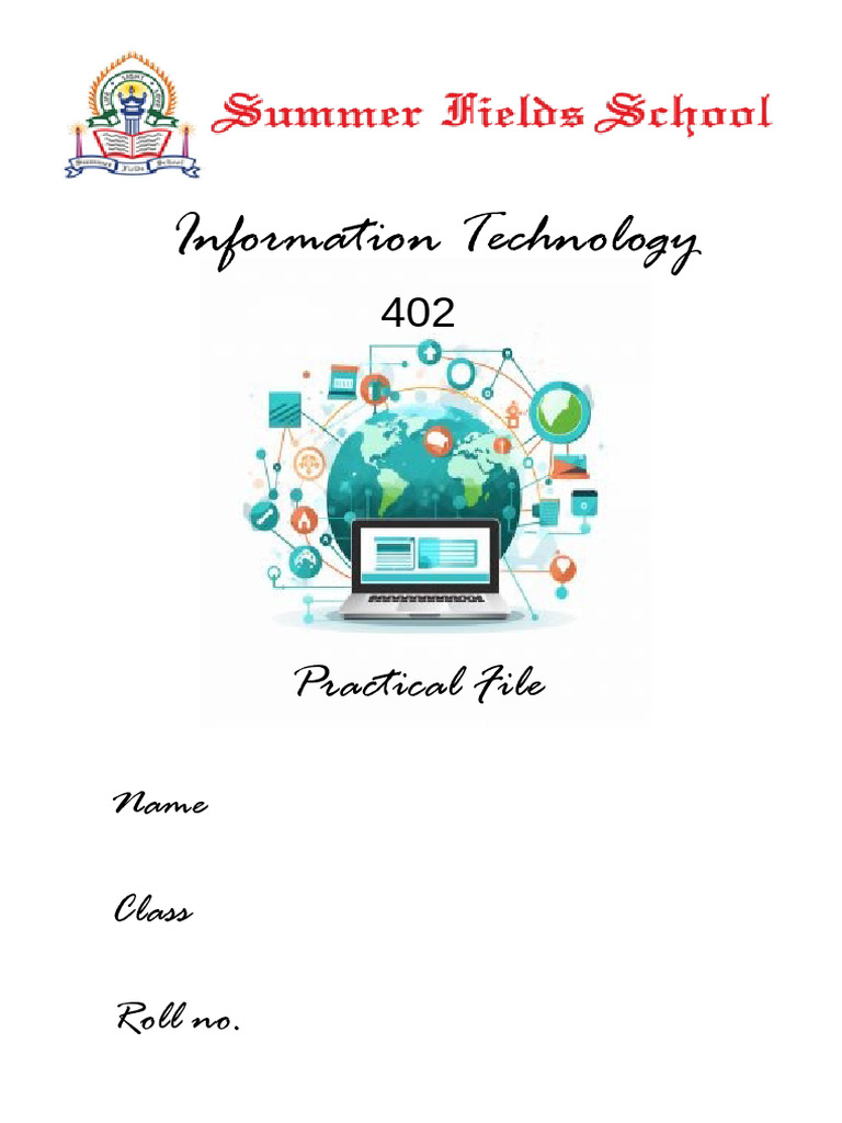 Information Technology: Practical File | PDF