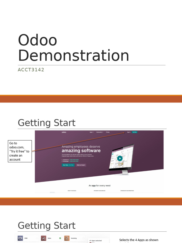 Odoo Set Up Instructions | PDF