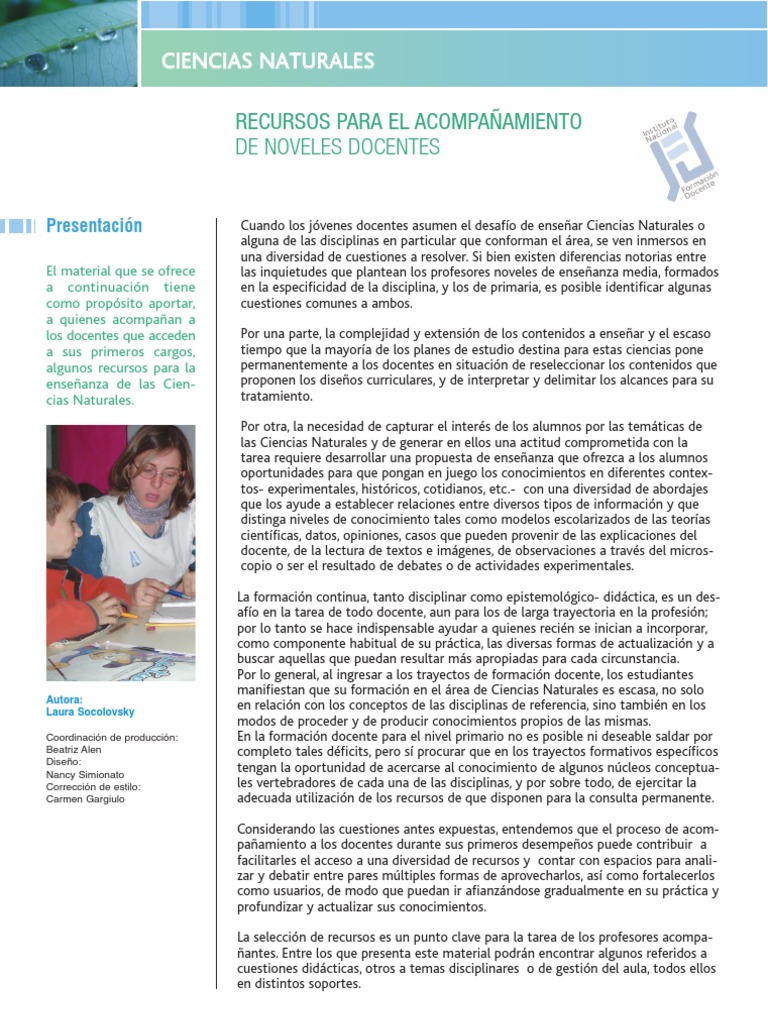 El Desafio De Enseñar Ciencias Naturales Fumagalli Pdf - Cómo Enseñar El Desafio De Enseñar Ciencias Naturales Fumagalli Pdf - Cómo Enseñar