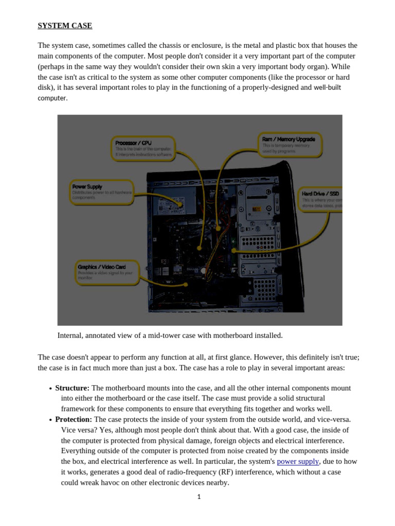 Overview of Computer Hardware | PDF | Computer Data Storage | Central Processing Unit