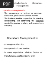 Module 1 - Introduction Into Operations Management | PDF | Operations ...
