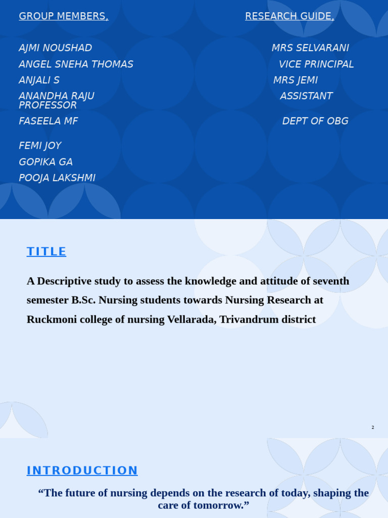 Research Proposal Grp2 | PDF | Health Care | Knowledge