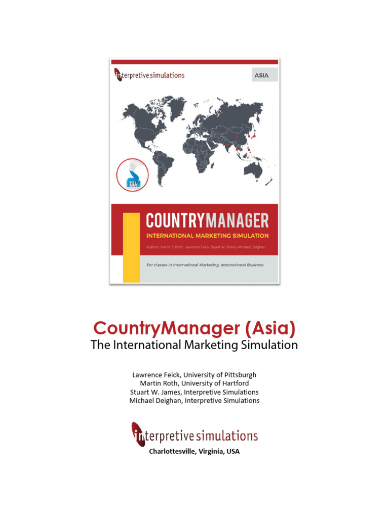 Student Manual - Country Manager Simulation | PDF