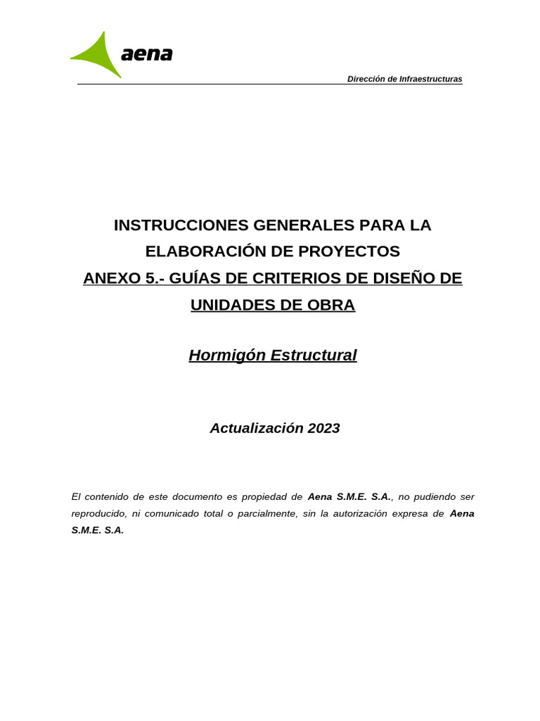 IGEP 2023 ANEXO 5 GCD01 - Hormigon Estructural - 09 2023 | PDF | Hormigón | Fundación profunda