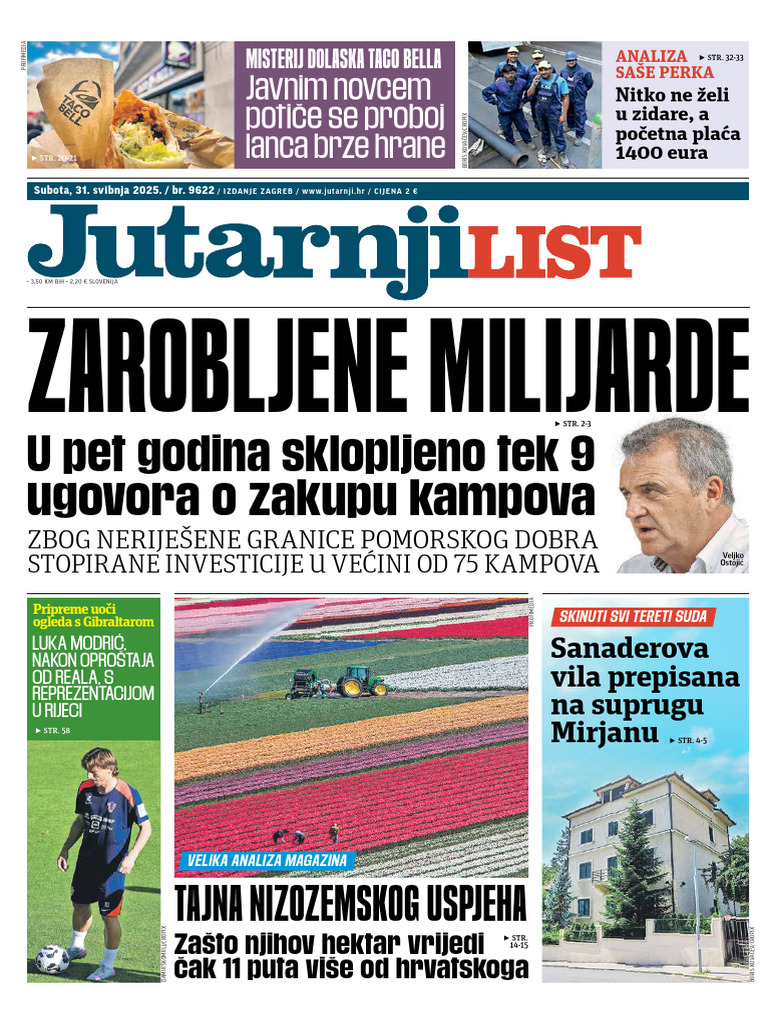 Jutarnji List 31.5.2025. | PDF