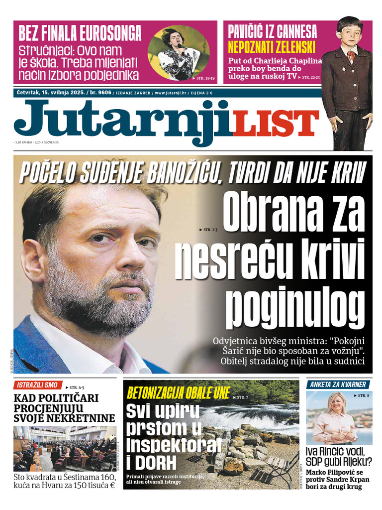 Jutarnji List 15.5.2025. | PDF
