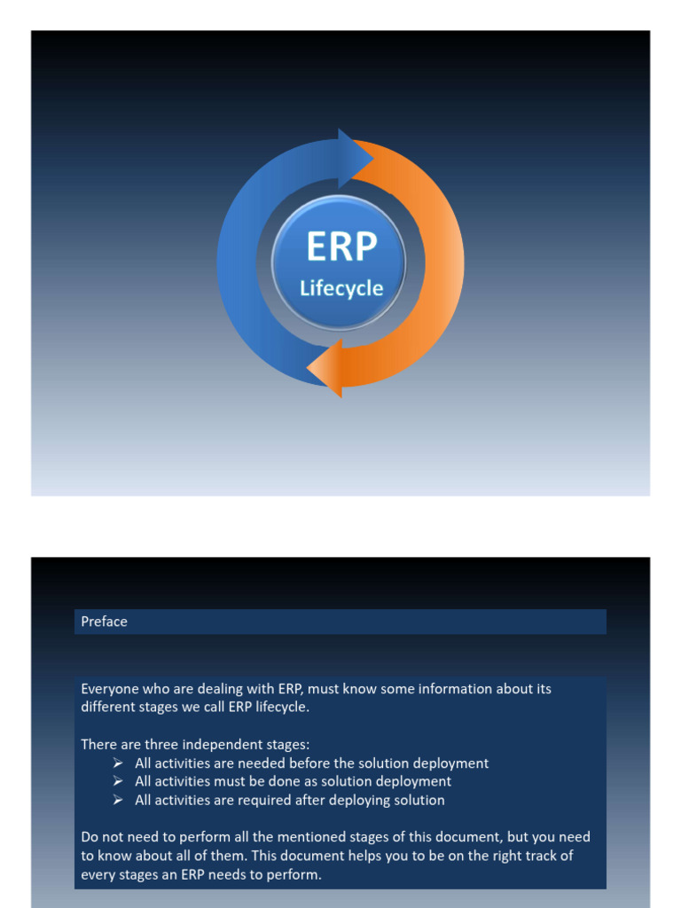 ERP Lifecycle en - Signed Off | PDF | Enterprise Resource Planning | Audit