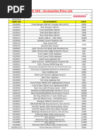 XUV 3XO Accessories Price List | PDF | Rear Wheel Drive Vehicles ...