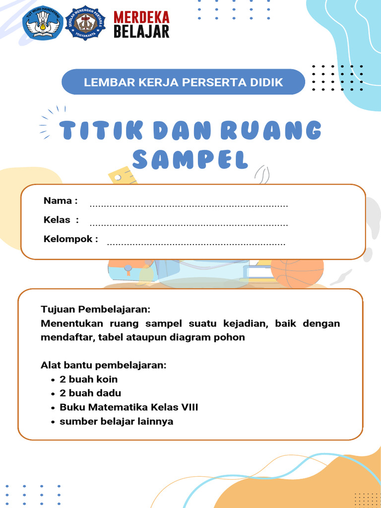 LKPD Ruang Dan Titik Sampel | PDF