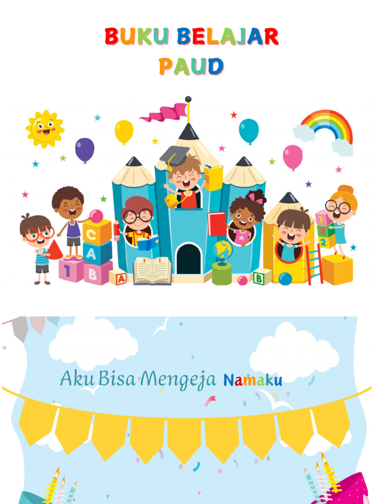Lembar Kerja Belajar Anak PAUD | PDF