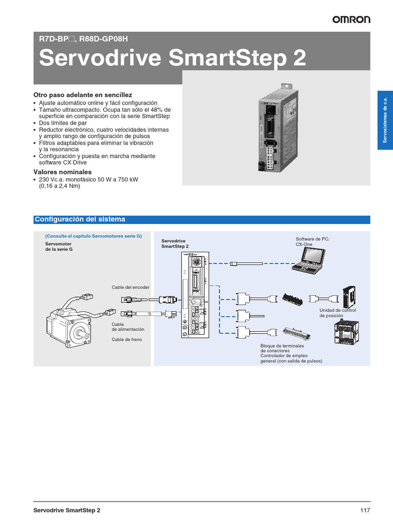 Servo Drive Datasheet Es | PDF | Resistor | Fuente de alimentación