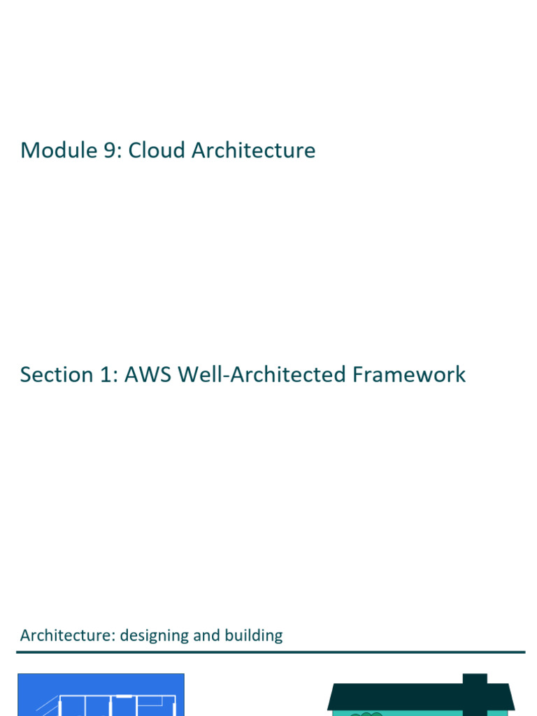 Module 9 Cloud Architecture | PDF | Computer Security | Security