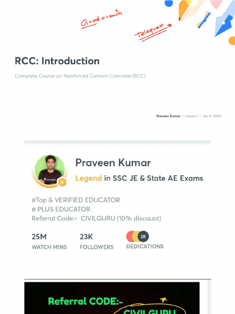 RCC Introduction With Anno | PDF