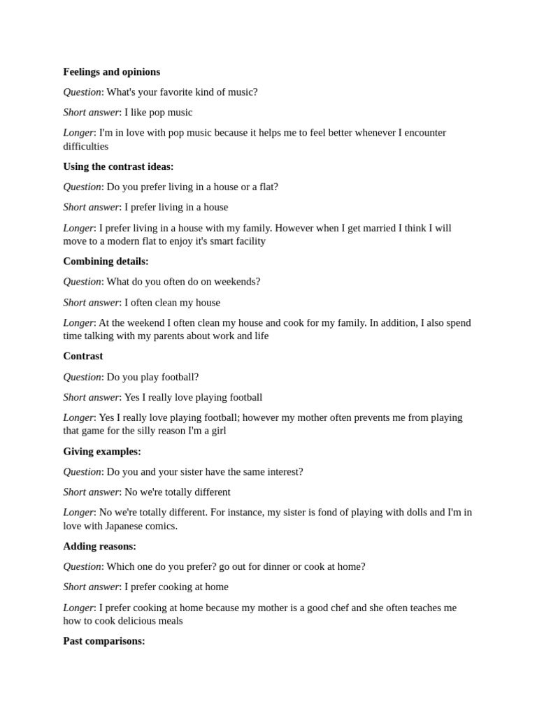 Extending Answers | PDF