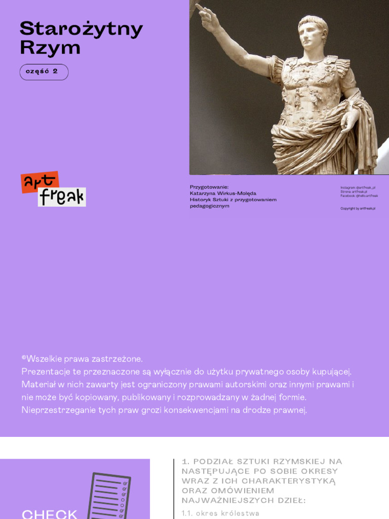 07 - Sztuka Starożytnego Rzymu, cz2 | PDF