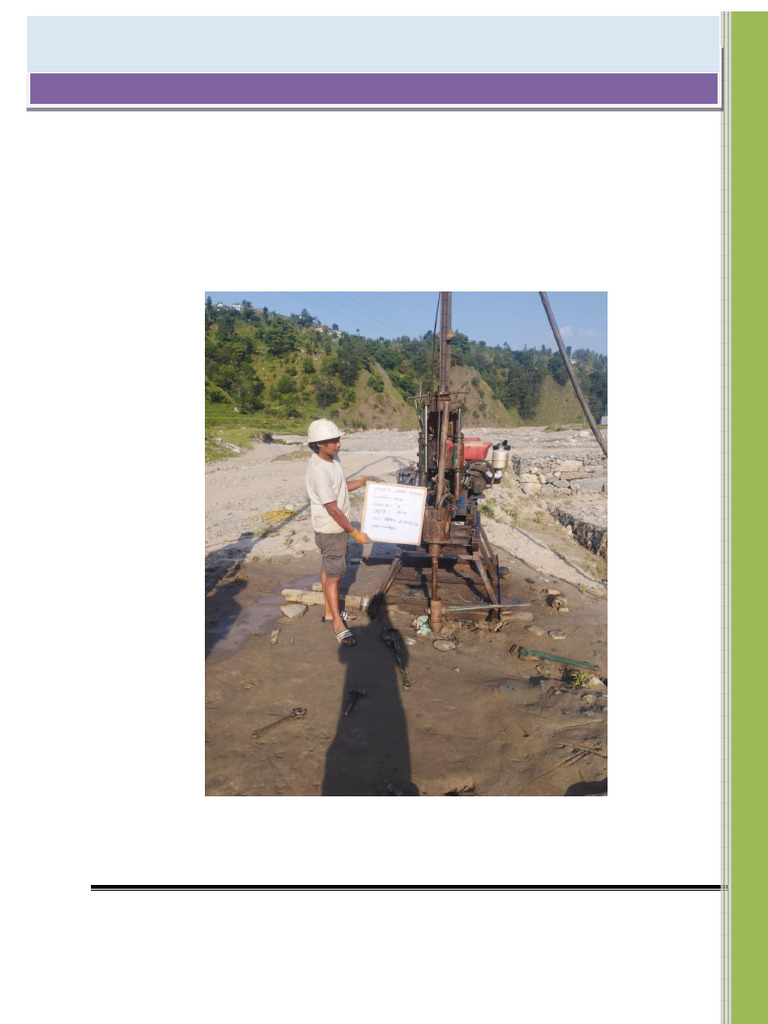Final Geotechnical Report Shera RCC Bridge Indrasarobar | PDF | Soil ...
