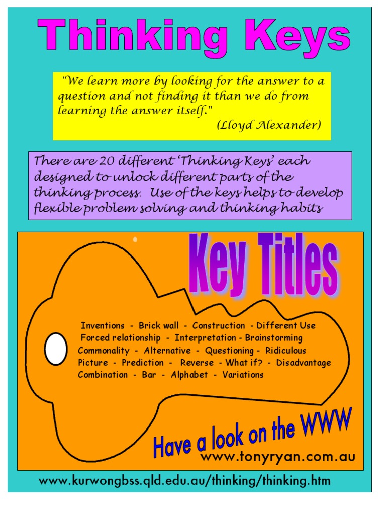 Thinking Keys in The Classroom | PDF | Space Exploration | Outer Space