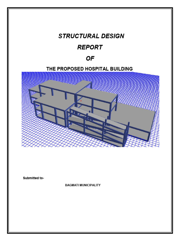 REPORT HOSPITAL | PDF | Structural Load | Wall