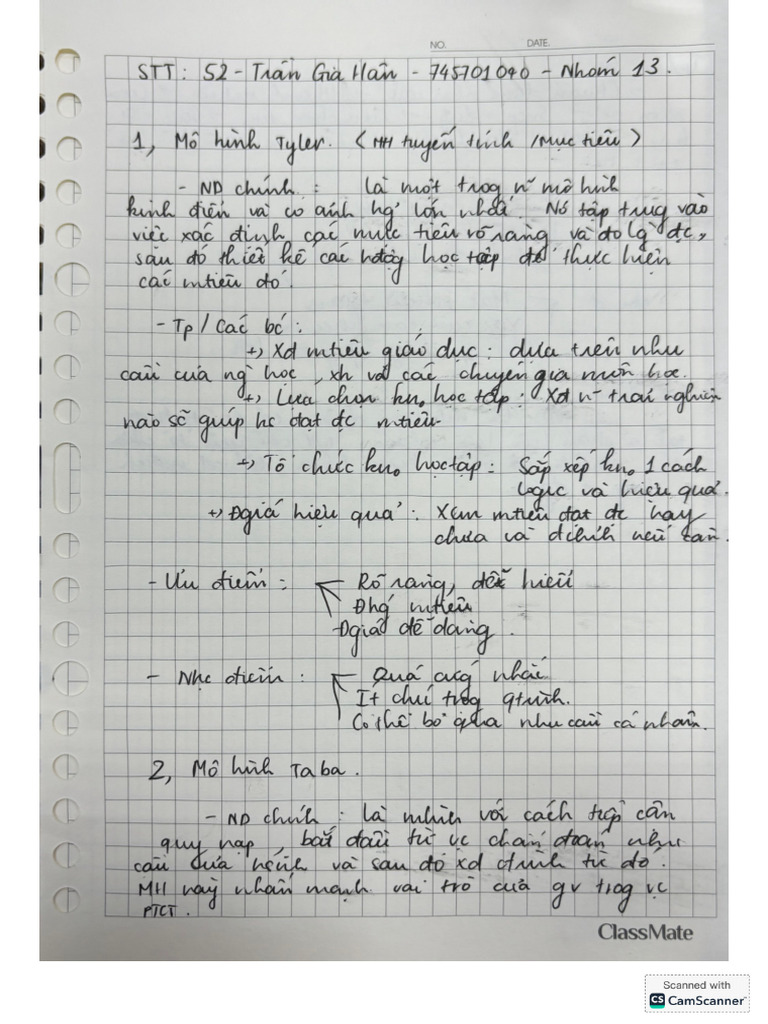 MÔ Hình PTCT | PDF