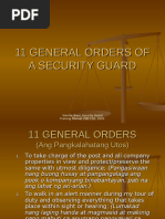 11 General Order of Security Guard | PDF
