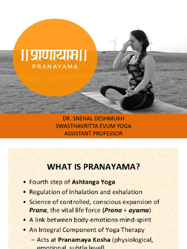 Pranayama | PDF | Yoga | Indian Philosophy