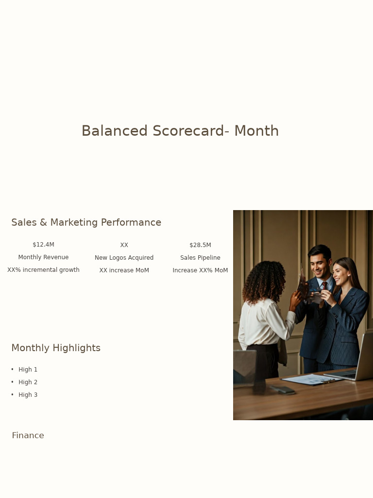 Company Scorecard Template | PDF