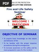 BFP Fire Safety Seminar | PDF | Fires | Combustion
