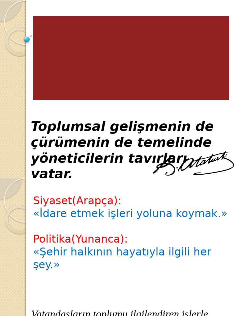 Siyaset Felsefesi. | PDF