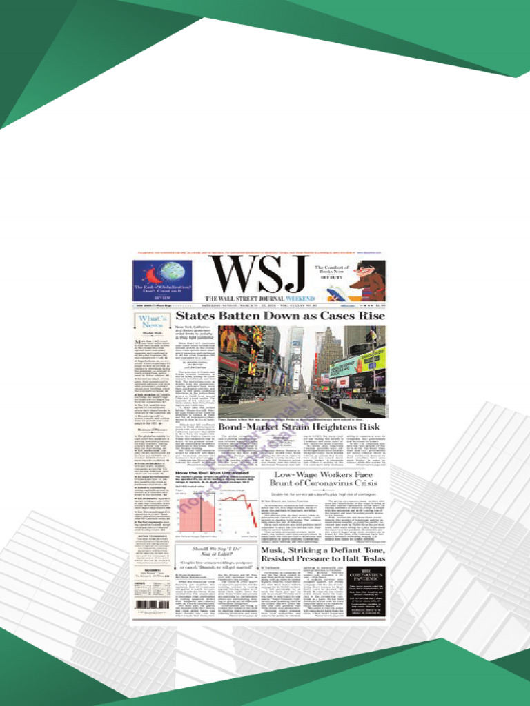 (Ebook) Wall Street Journal Saturday March 21, 2020 by News Corpinstall ...