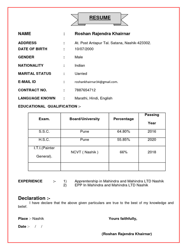 Microsoft Word - RESUME1 | PDF