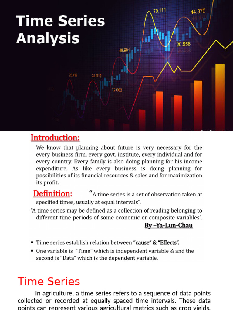 Time Series Analysis | PDF