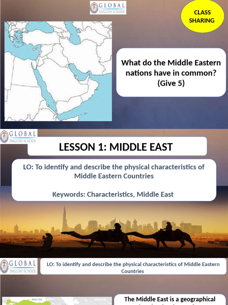 Common Characteristics of Middle East | PDF | Middle East | Arab World