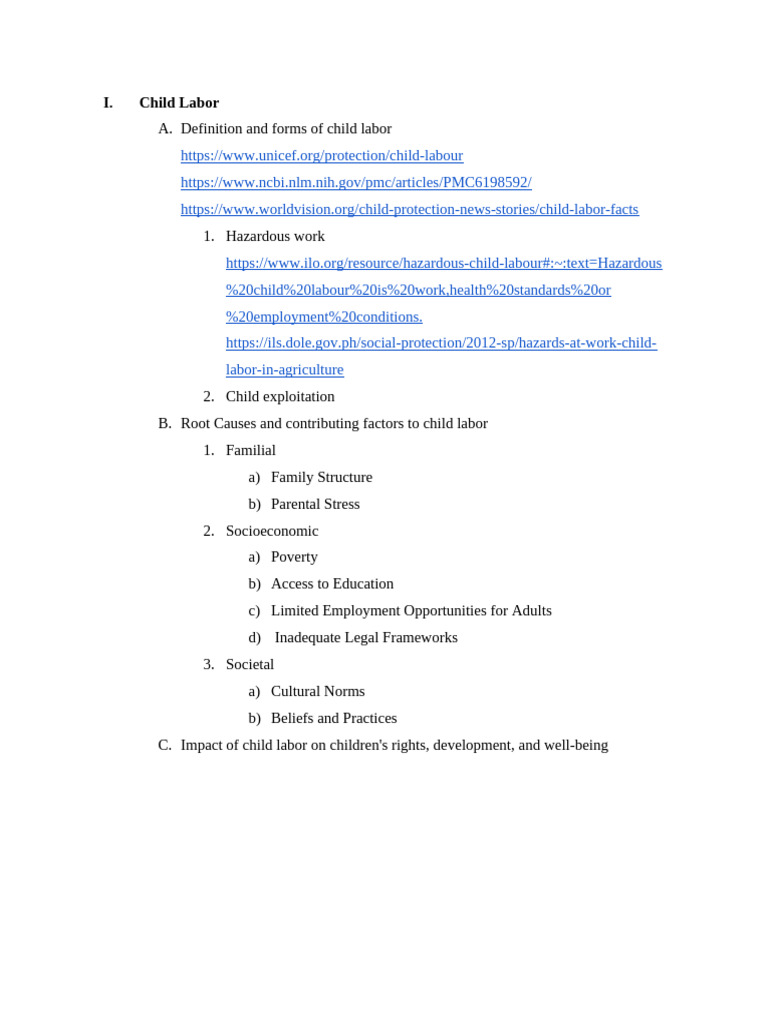 Understanding Child Labor Causes and Impact | PDF | Child Labour ...