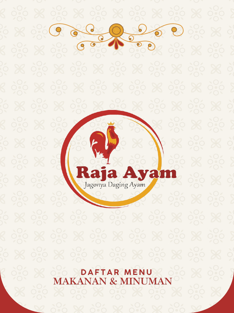 Menu Raja Ayam Bakar dan Goreng | PDF