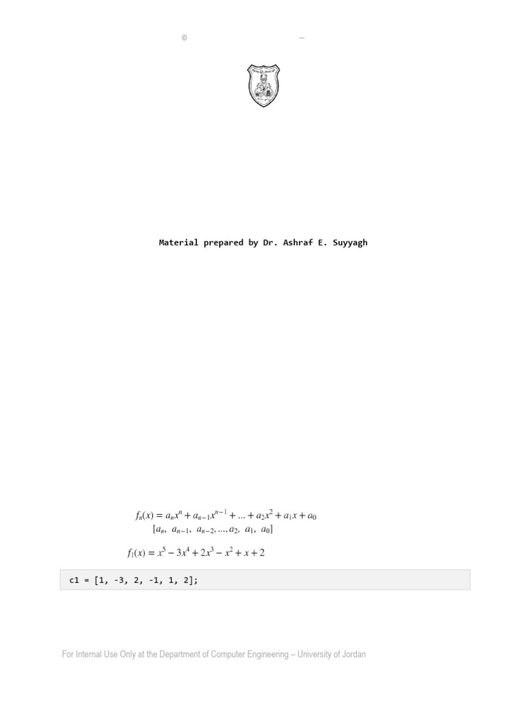 Experiment 6 Linear Systems Regression Curve Fitting And 8446