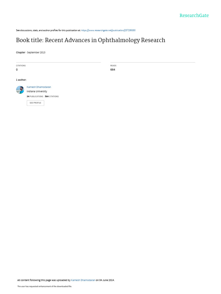 Ocular Stem Cells An Overview Pdf