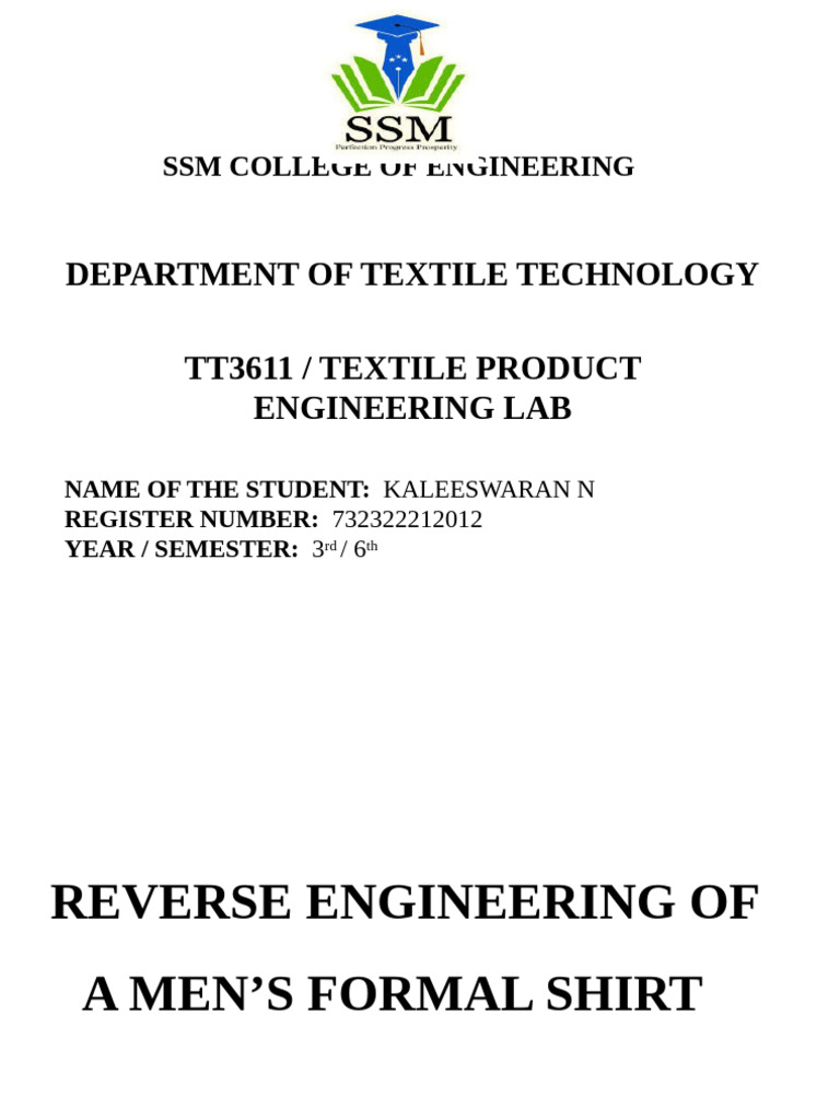 Kaleeswaran's Textile Product Engineering Presentation | PDF | Yarn ...