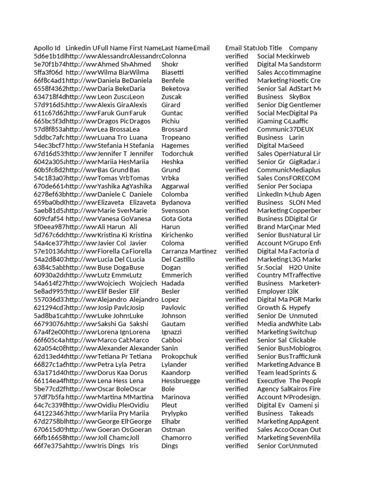 Apollo Data 20250604230831 | PDF