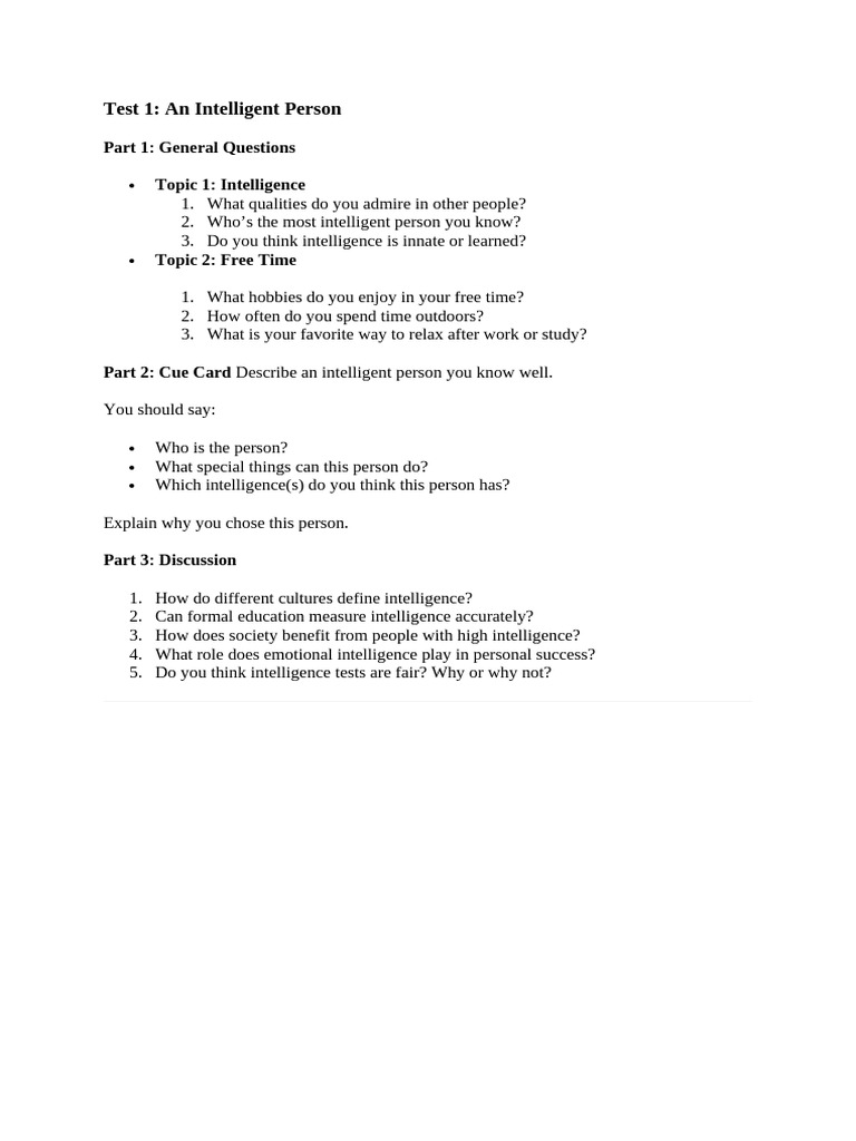 C1 Speaking Sample Questions Full Test Pdf Fashion Immigration