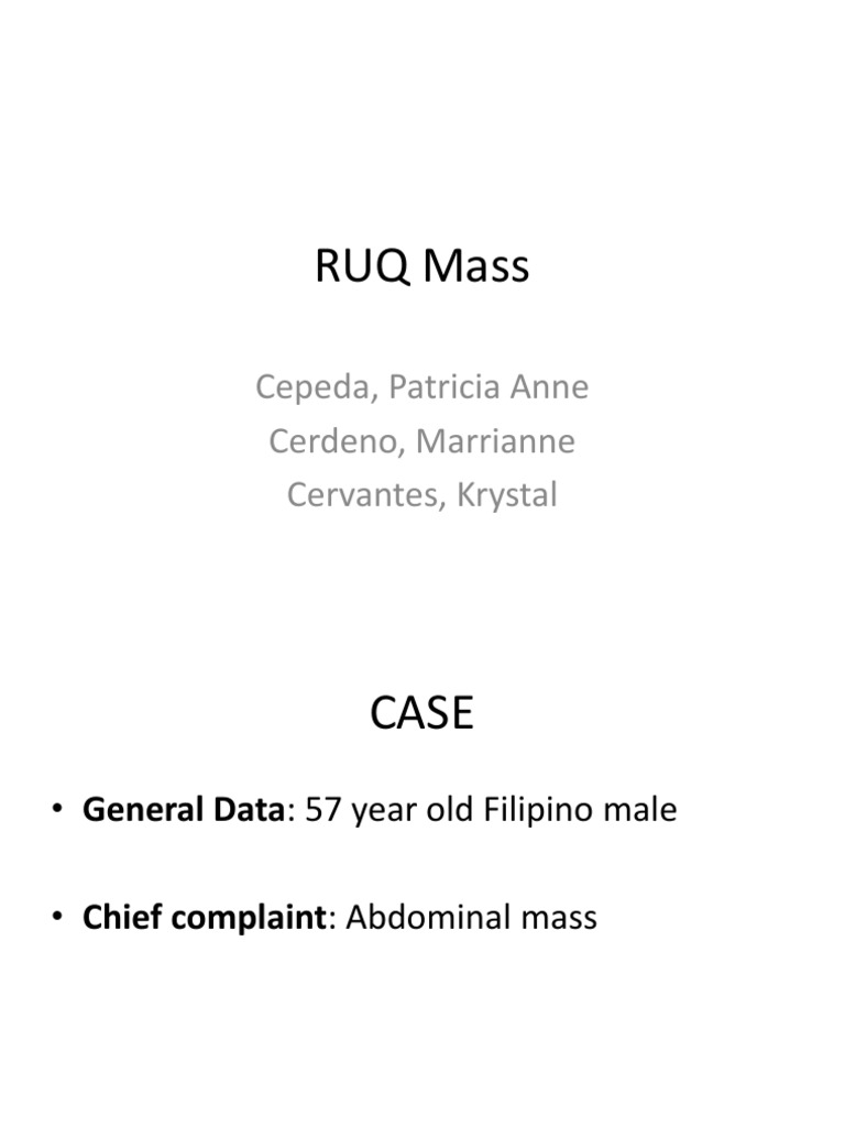 RUQ Mass | Download Free PDF | Hepatitis | Cirrhosis