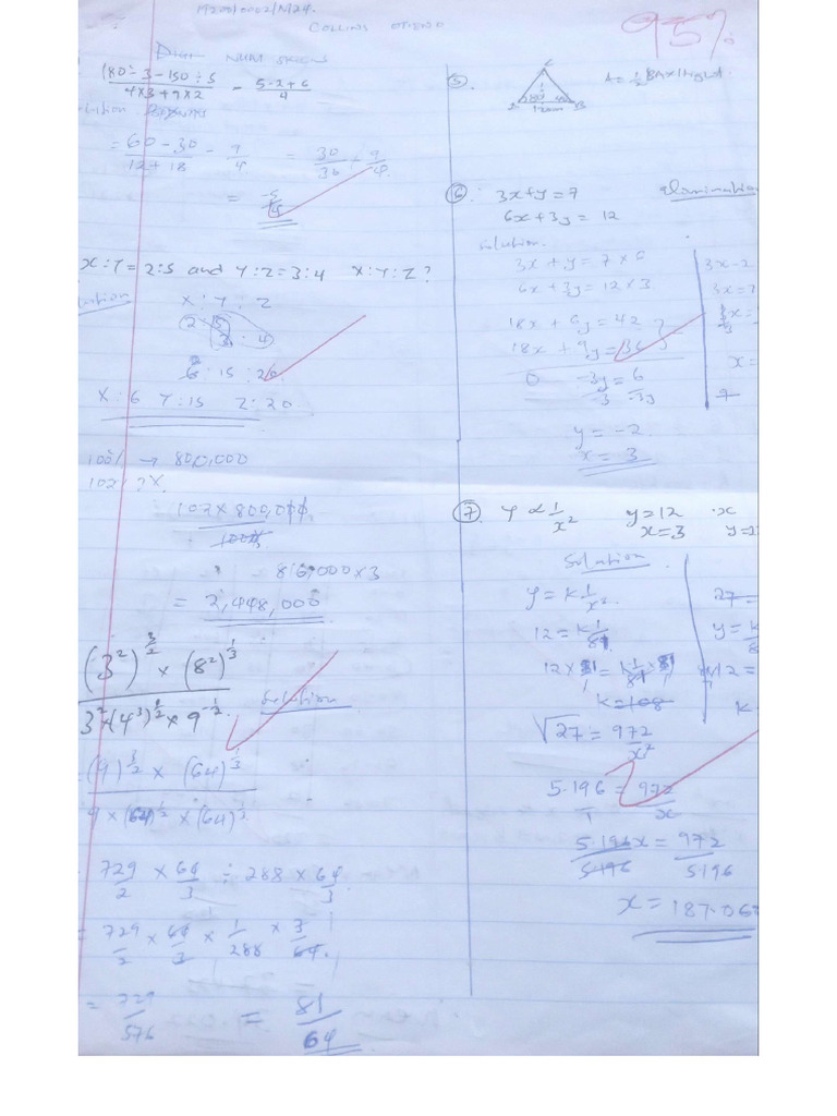Numeracy Skill Pp3 | PDF