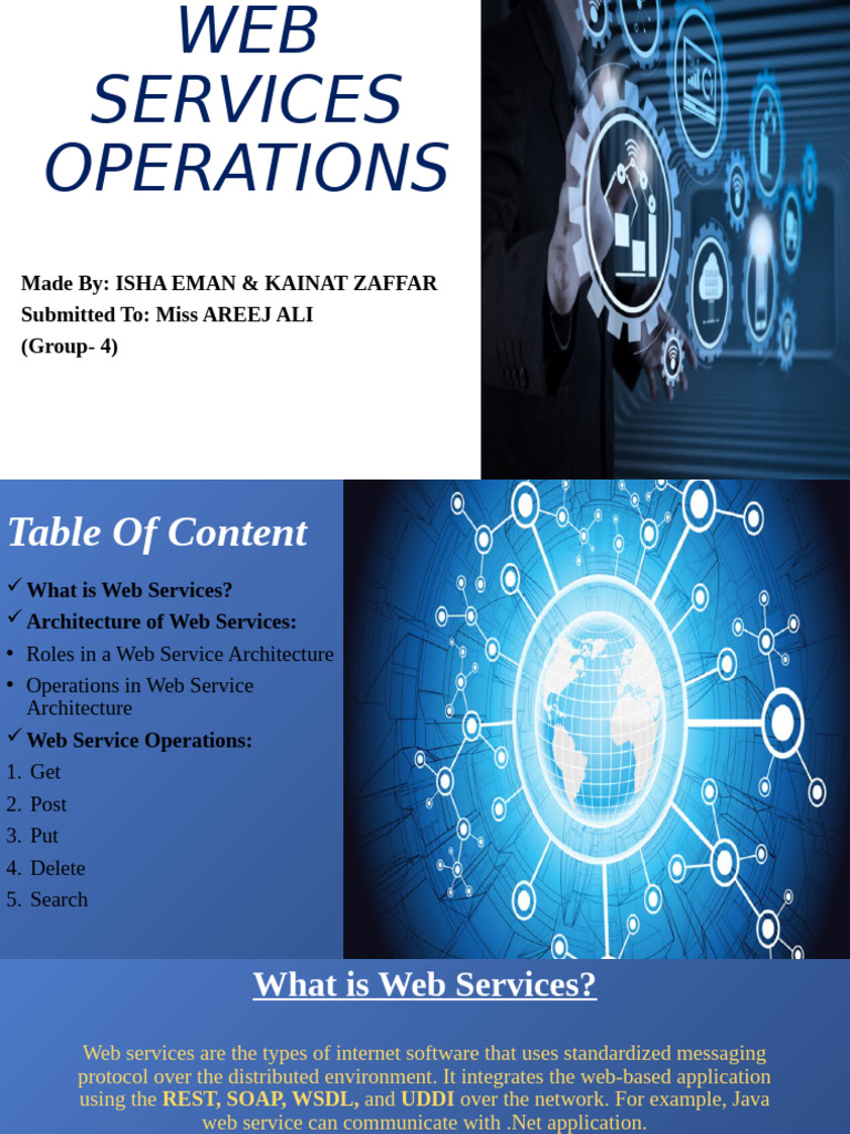 5.3web Services Operations | PDF | Web Service | Computer Engineering