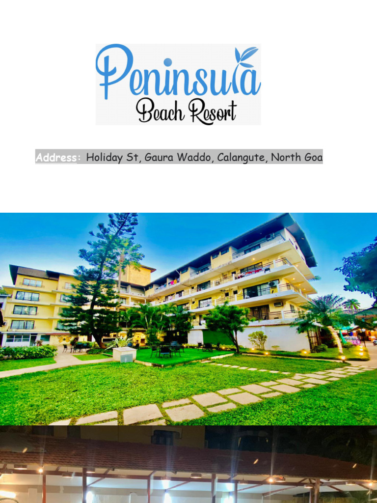 Peninsula Beach Resort Goa3 | PDF