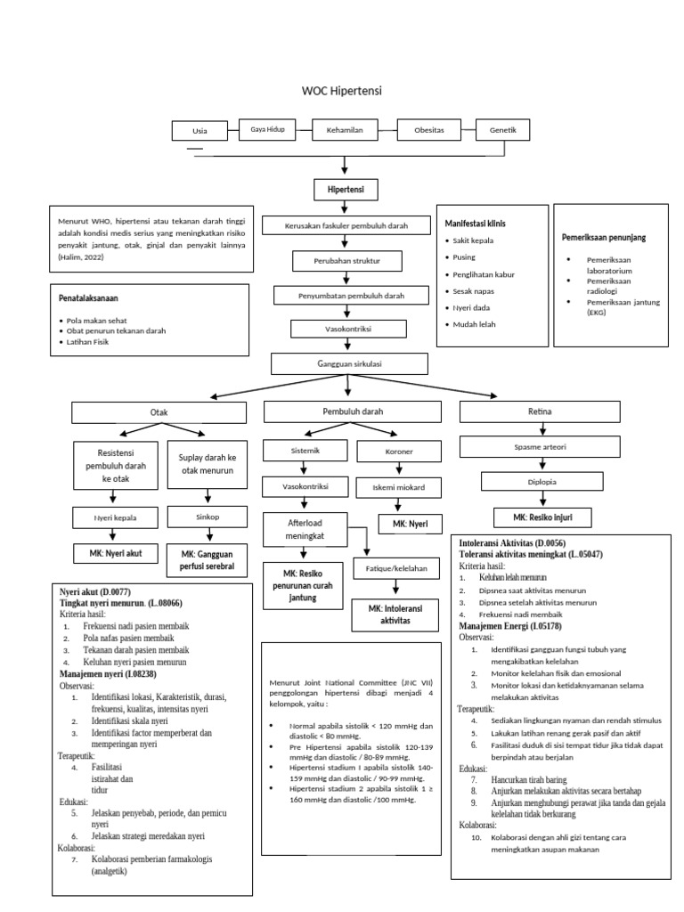 WOC Hipertensi | PDF
