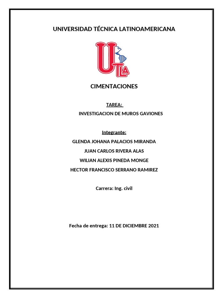 Tarea Final de Cimentaciones 30% | PDF