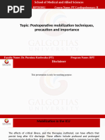 Intensive Care Unit Mobility Scale | PDF | Medicine | Diseases And ...