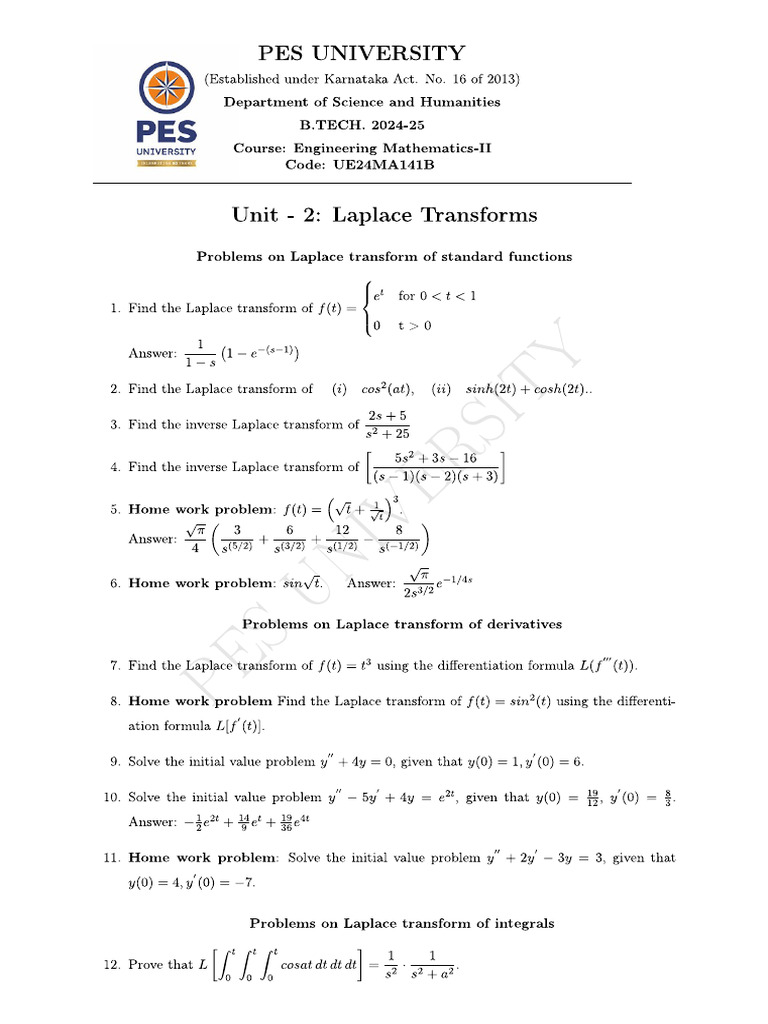 UNIT 2 Maths | PDF